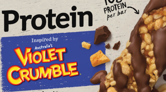 Violet Crumble teams with Carman's to unveil a limited-edition protein ...
