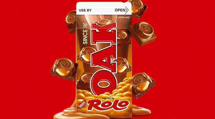 Oak teams up with Nestle’s Rolo to launch its first chocolate caramel ...